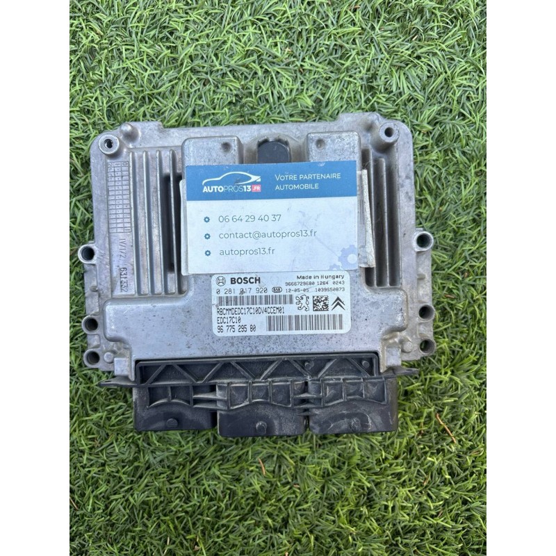 8H01 EDC17C10 CALCULATEUR MOTEUR A DECODER PEUGEOT 208 CITROEN 1.4HDI ...