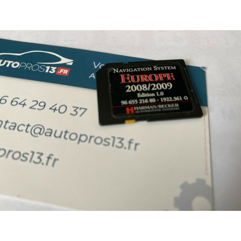 CARTE SD ORIGINE GPS EUROPE PEUGEOT CITROEN NAVIGATION SYSTEM RNEG ...