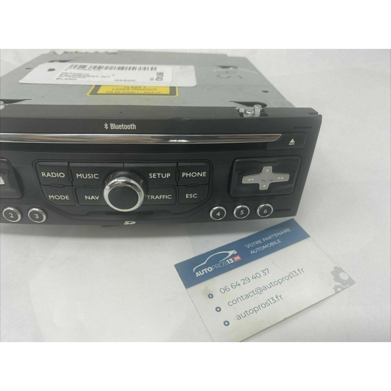 HS HORS SERVICE AUTORADIO RNEG1 BLUETOOTH NAVIGATION GP CITROEN C3 C4 C5 PICASSO