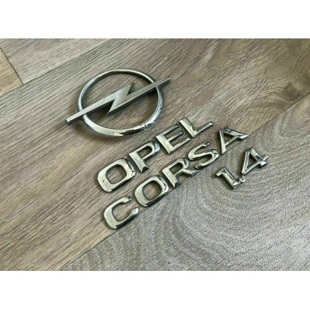 Monogrammes insignes logos badges emblèmes sigles OPEL CORSA 1.4