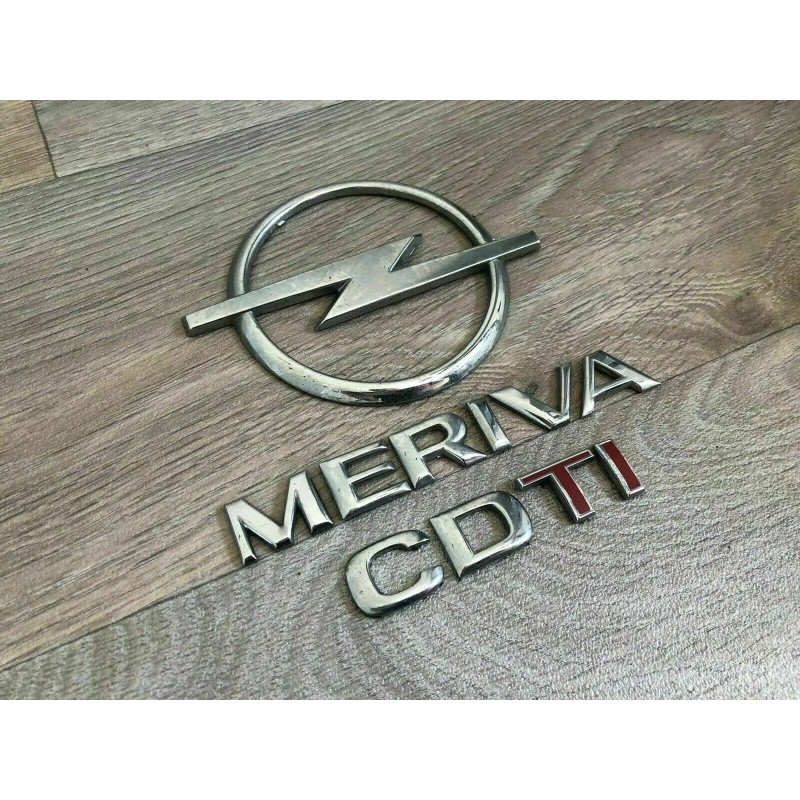Monogrammes insignes logos badges emblèmes sigles OPEL MERIVA CDTI
