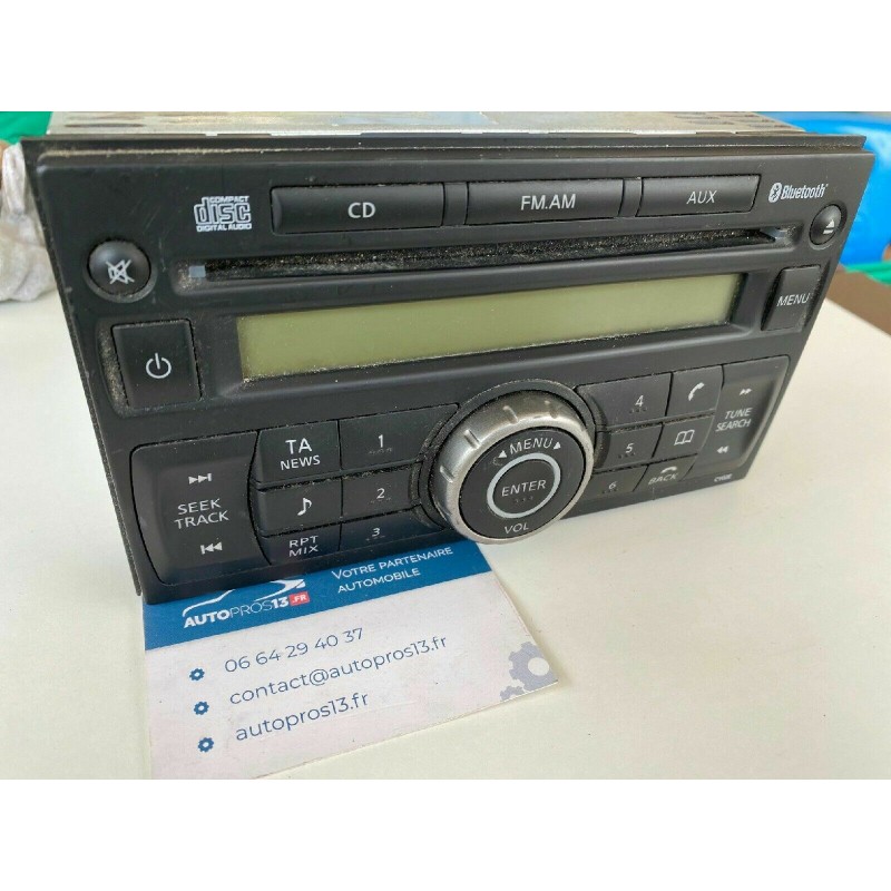 AUTORADIO CD Nissan NOTE Radio LECTEUR Player Bluetooth AUX IN PN-3001P