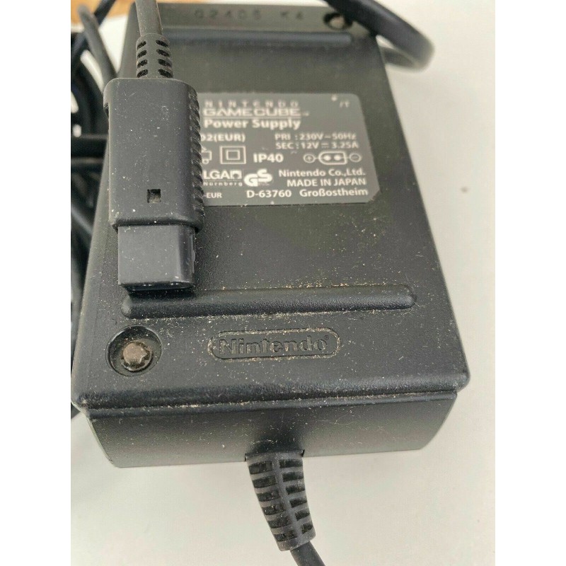 CHARGEUR ALIMENTATION CONSOLE ORIGINAL NINTENDO GAME CUBE