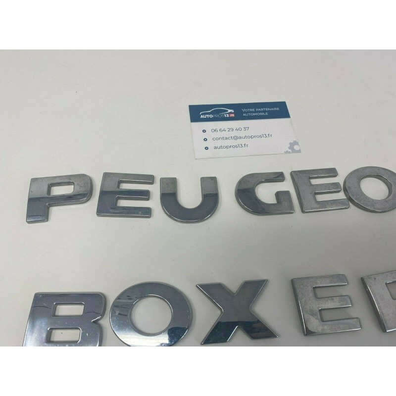 Monogrammes insignes logos badges emblèmes sigles PEUGEOT BOXER PHASE 2