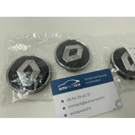 CENTRE DE ROUE CACHE JANTE MOYEUX JANTE ALU EMBLÈME RENAULT CLIO 4 IV ...