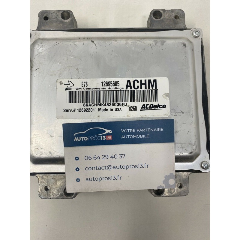 ECU CALCULATEUR DE MOTEUR A REPROGRAMMER OPEL CORSA 12692201 12695605 ...