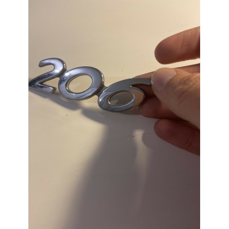 PEUGEOT 206 ORIGINE MONOGRAMME LOGO EMBLÈME INSIGNE CUSTODES SIGLES