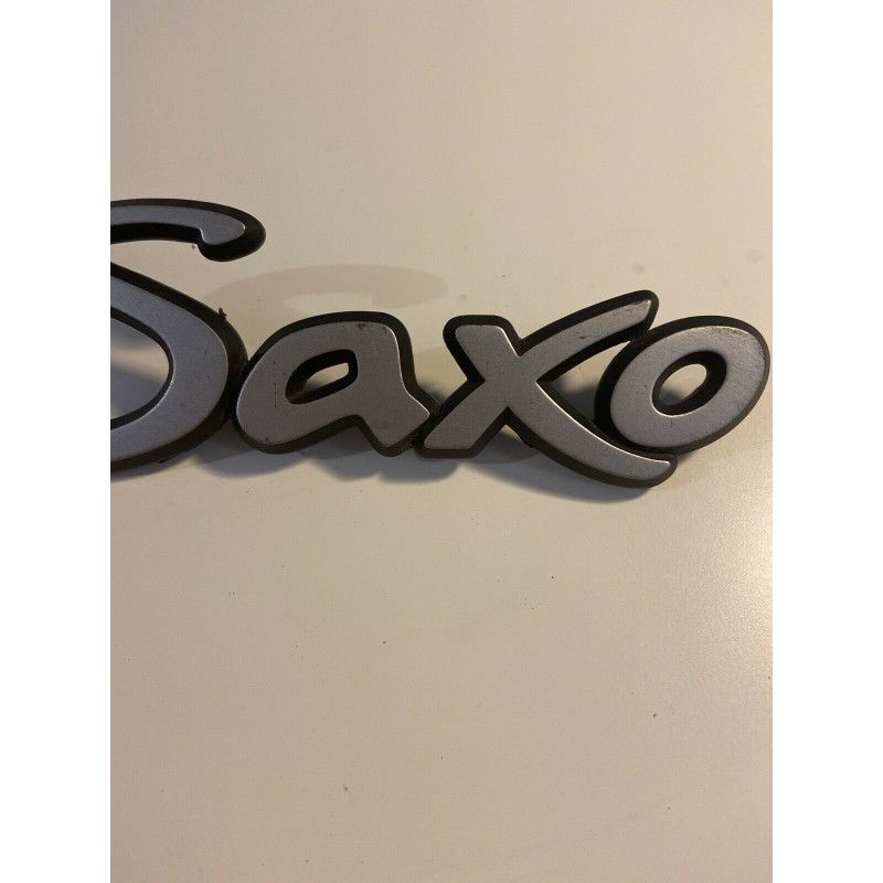CITROEN SAXO ORIGINE MONOGRAMME LOGO EMBLÈME INSIGNE CUSTODES SIGLES