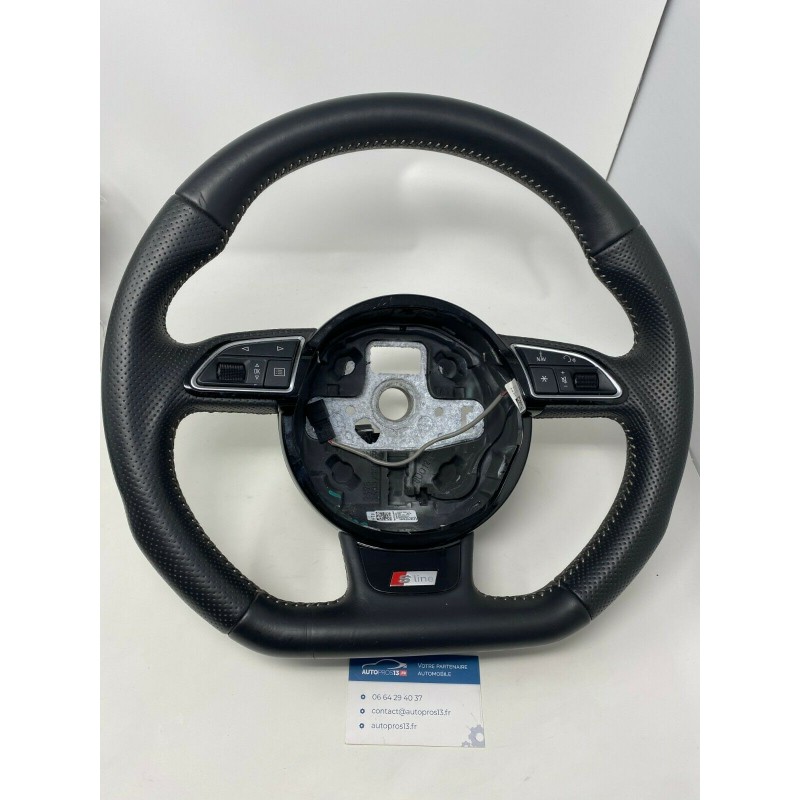 VOLANT CUIR ORIGINE DE DIRECTION MÉPLAT AUDI A3 S3 RS3 8V 8 V 8V0419091Rrrr