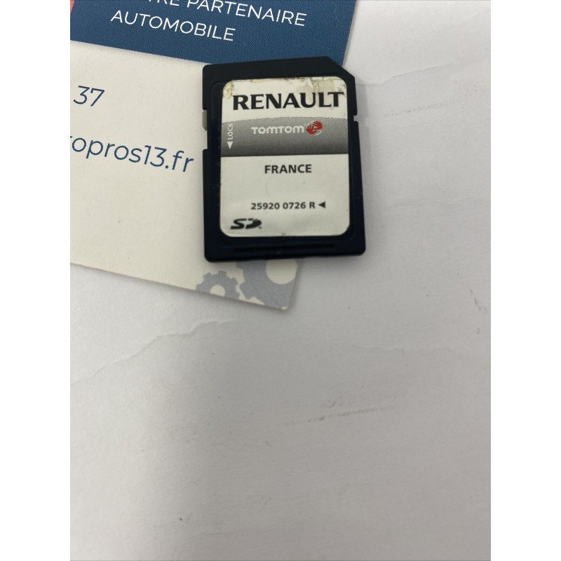 CART SD ORIGINE GPS NAVIGATION TOMTOM RENAULT CLIO 3 MEGANE LAGUNA ...