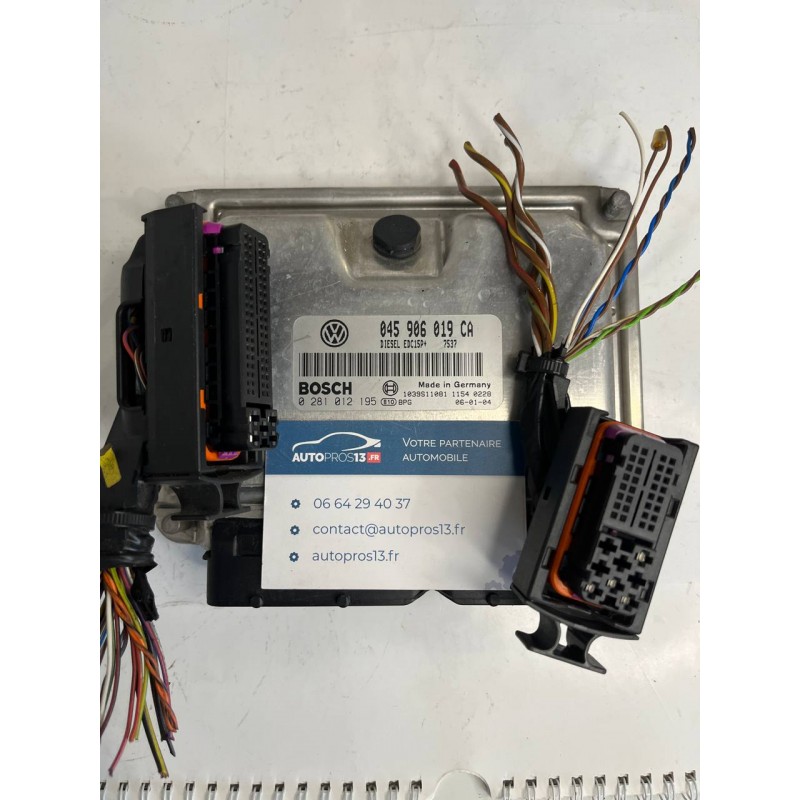 0281012195 Fiche Connecteur Plug de Ecu Calculateur VW EDC15P+ Autopros13