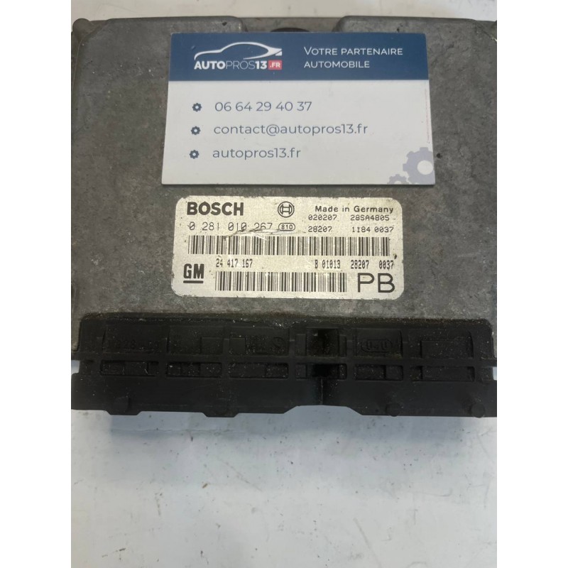 0281010267 ECU Calculateur DE Moteur Opel Astra Zafira Autopros13