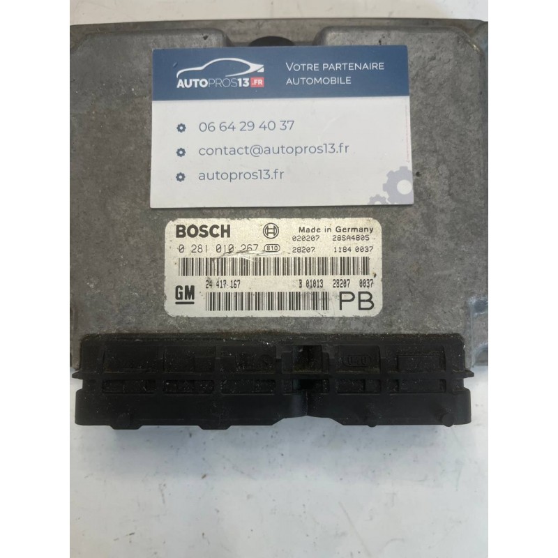 0281010267 ECU Calculateur DE Moteur Opel Astra Zafira Autopros13