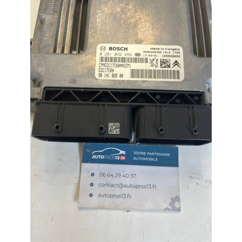 0281032456 EDC17C60 ECU Calculateur de Moteur Citroen C3 Autopros13