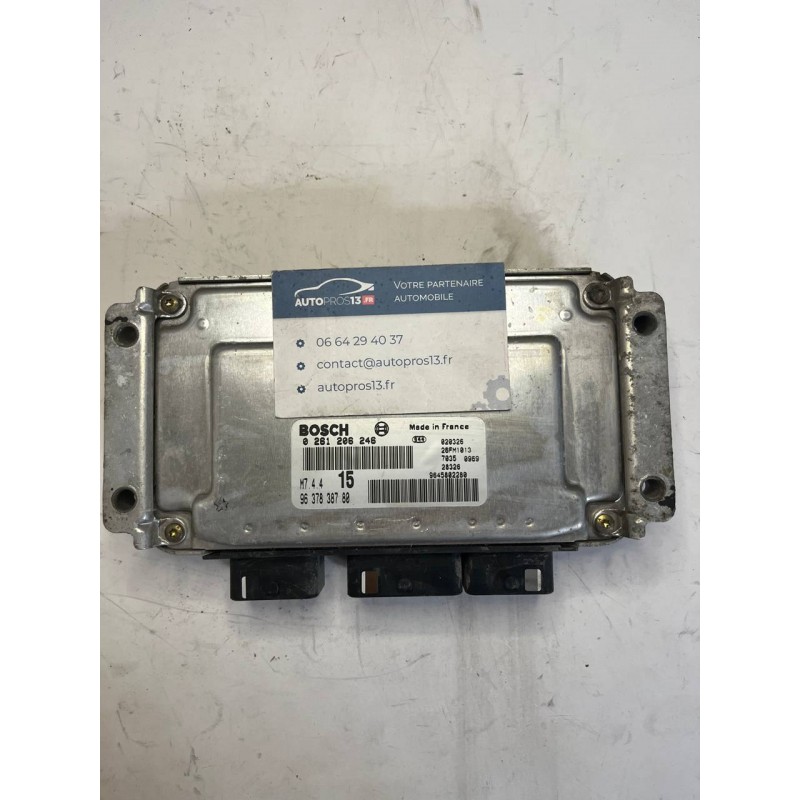 0261206246 ECU Calculateur De Moteur Moteur Peugeot Citroen Autopros13