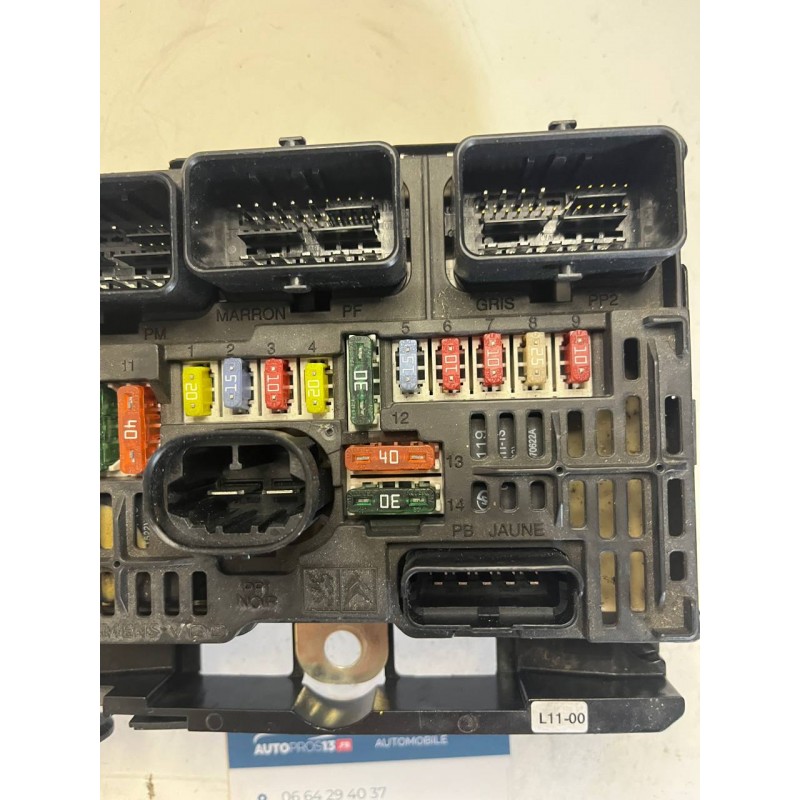 USM BOITIER FUSIBLE SERVITUDE BSM MODULE MOTEUR PEUGEOT CITROEN C4 C5 ...